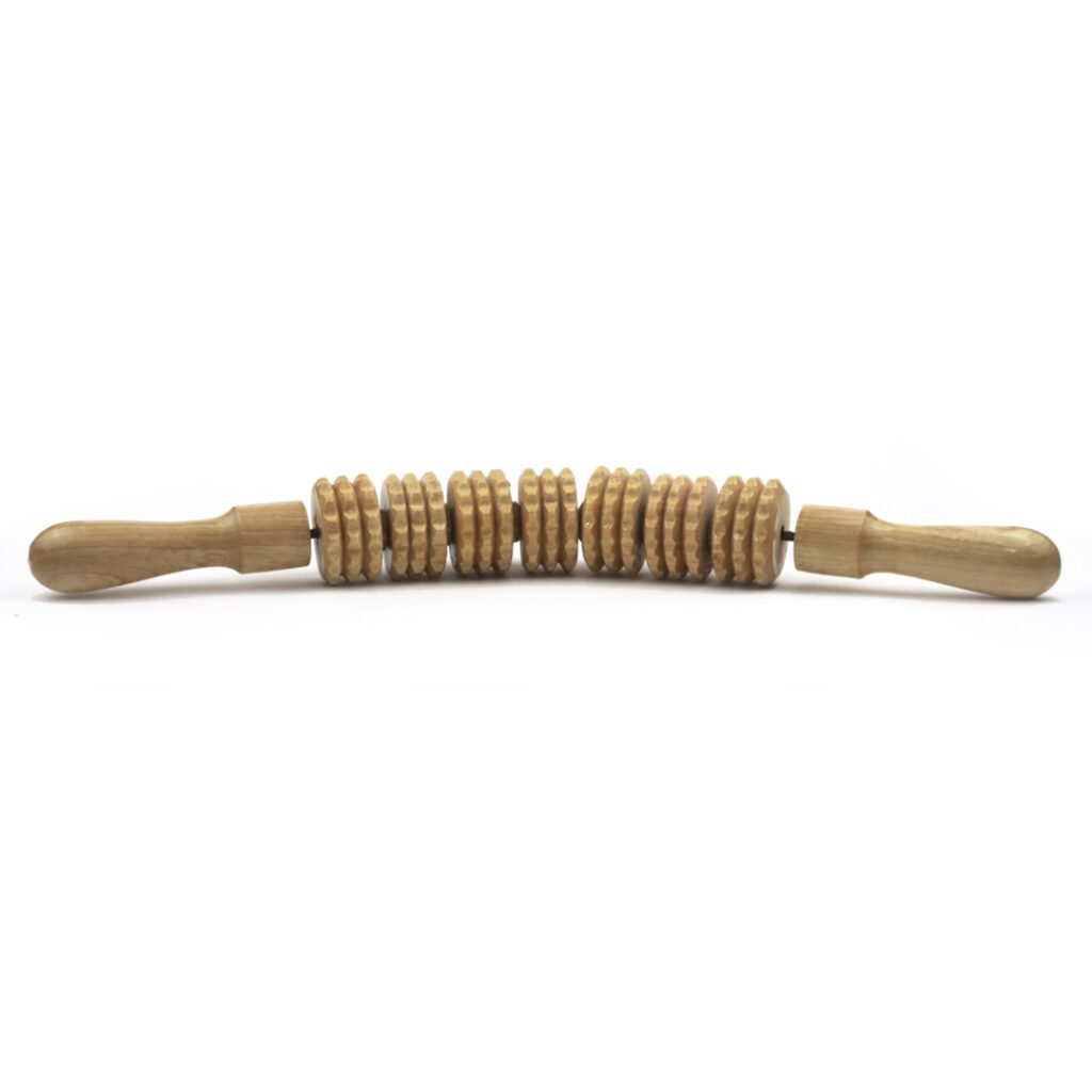 Professional Colombian WoodTherapy Diamond Tipped Curved Roller ...